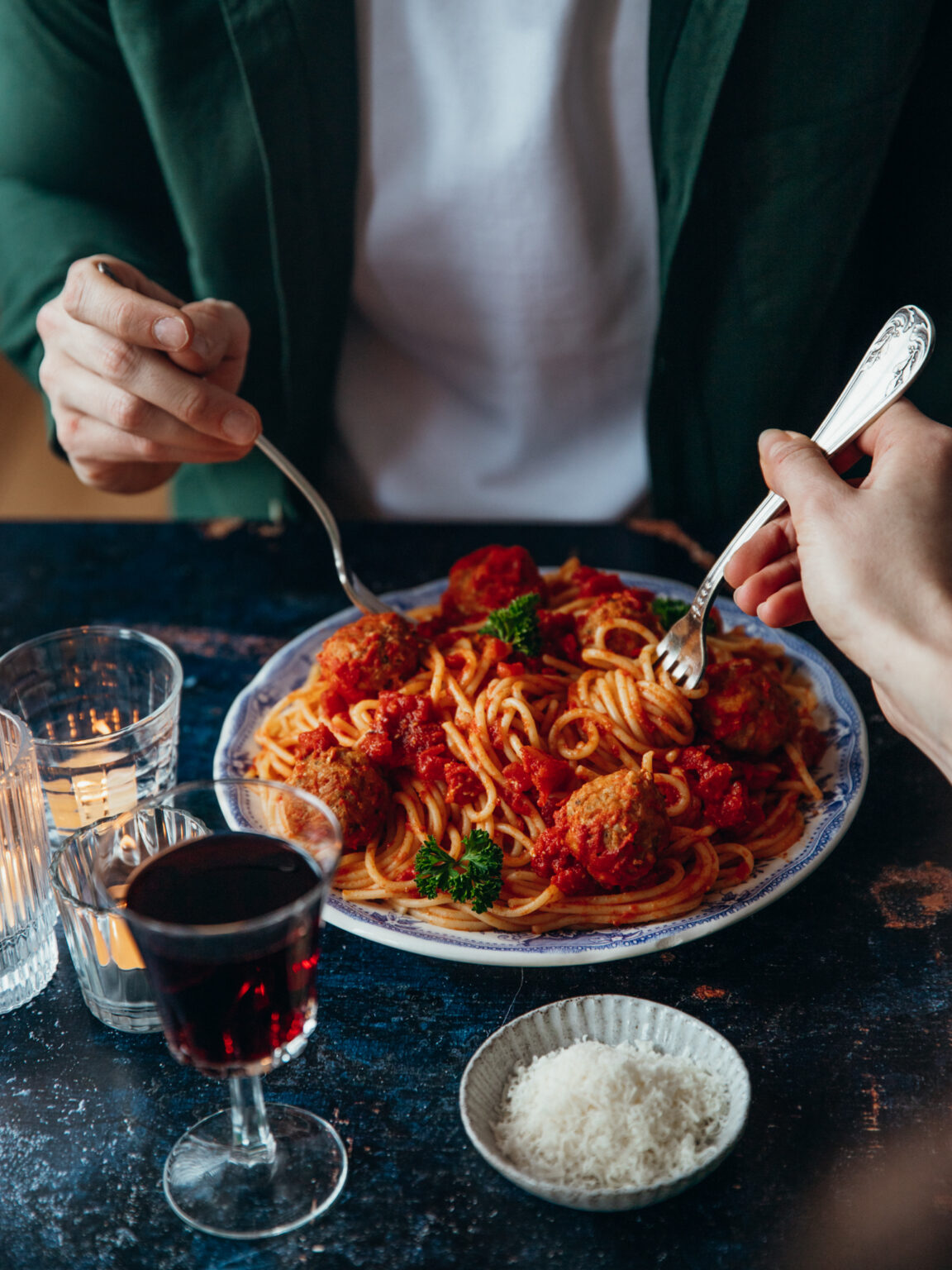 Spaghetti boulettes