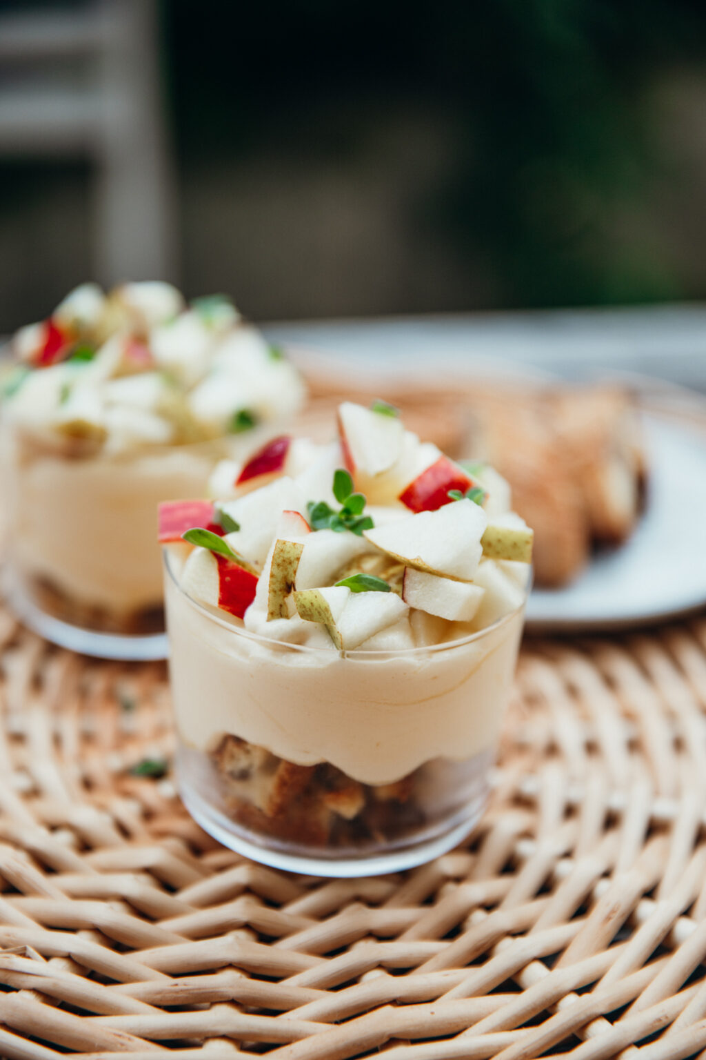 Mousse de mascarpone, crumble de cantucci - La Tavola di Gaël